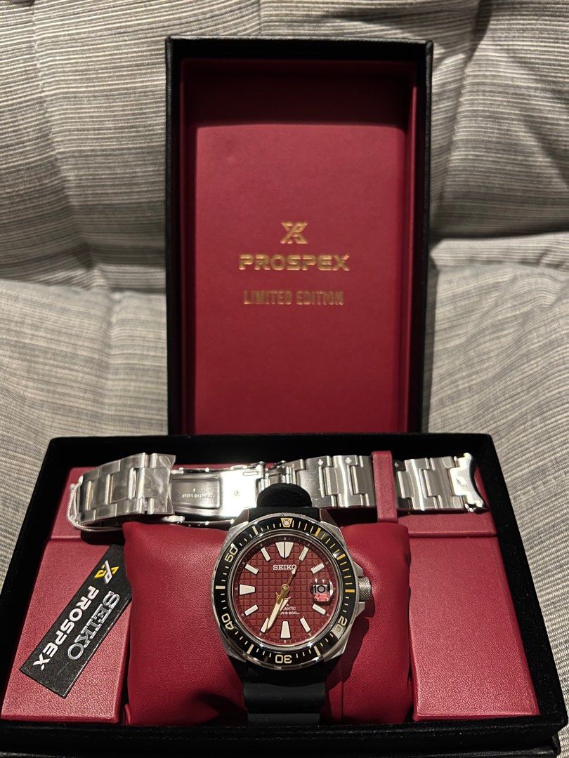 Seiko Red Samurai Limited Edition (Europe Exclusive), Luxury, Watches ...