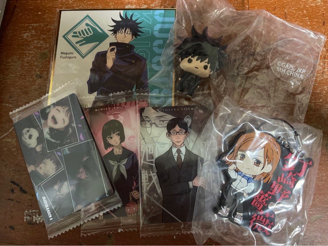 (Set) Jujutsu kaisen merch , Hobbies & Toys, Memorabilia & Collectibles ...
