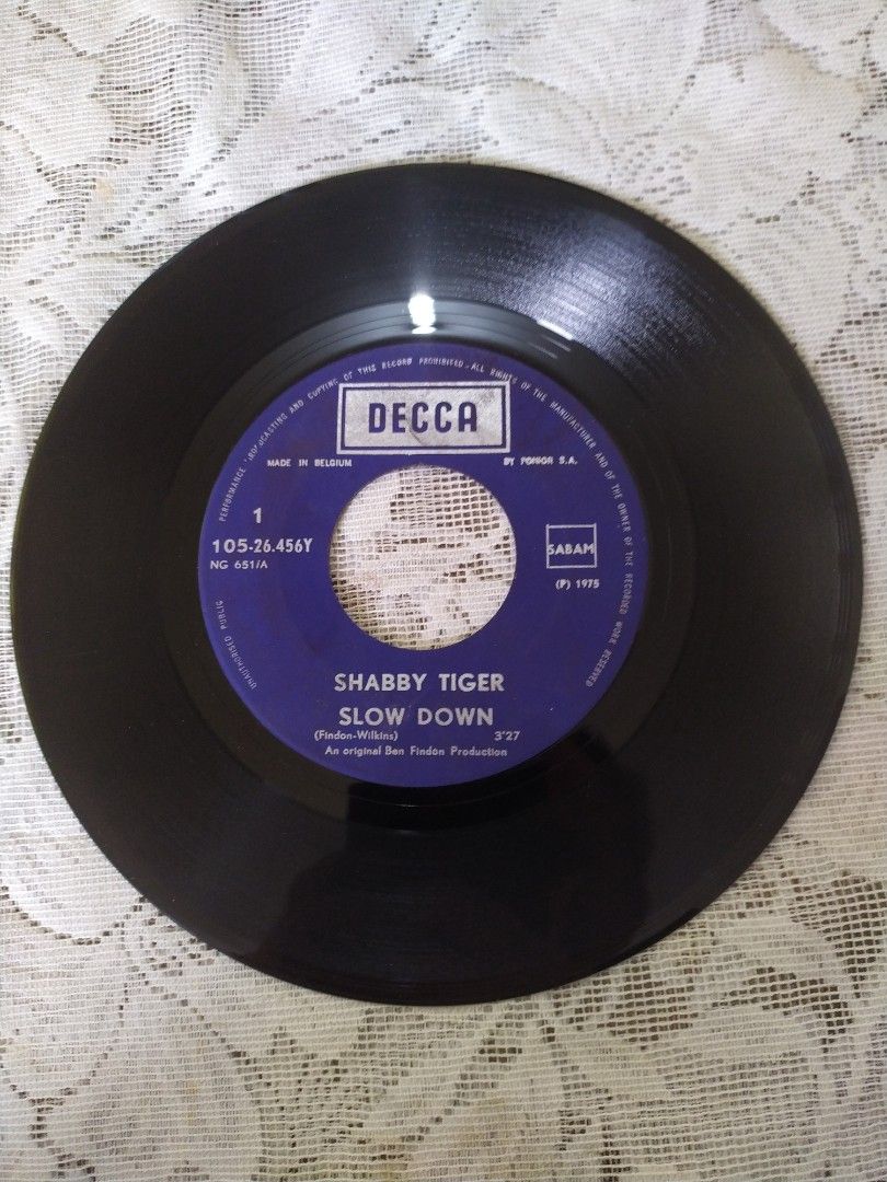 Shabby Tiger - Slow Down (7" single) VINYL PLAKA, Hobbies & Toys, Music ...