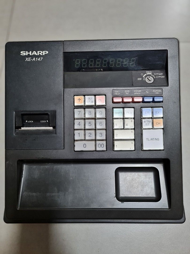 Sharp Cash Register XE-A147, Computers & Tech, Office & Business ...