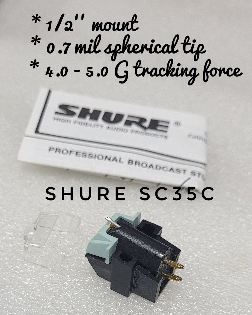 Shure SC35C mm唱頭 Professional Broadcast Studio Cartridge, 其他, 其他 ...