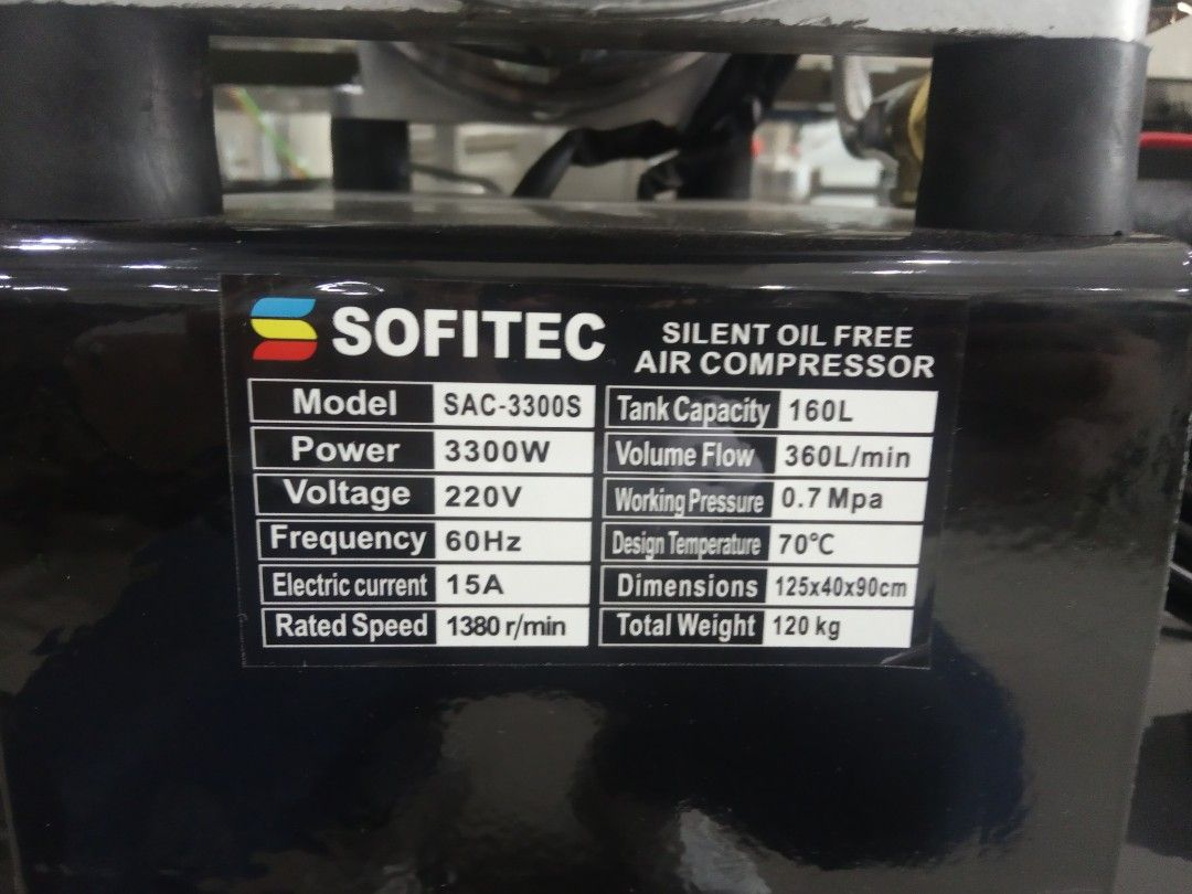 SILENT TYPE AIR COMPRESSOR, Commercial & Industrial, Industrial ...