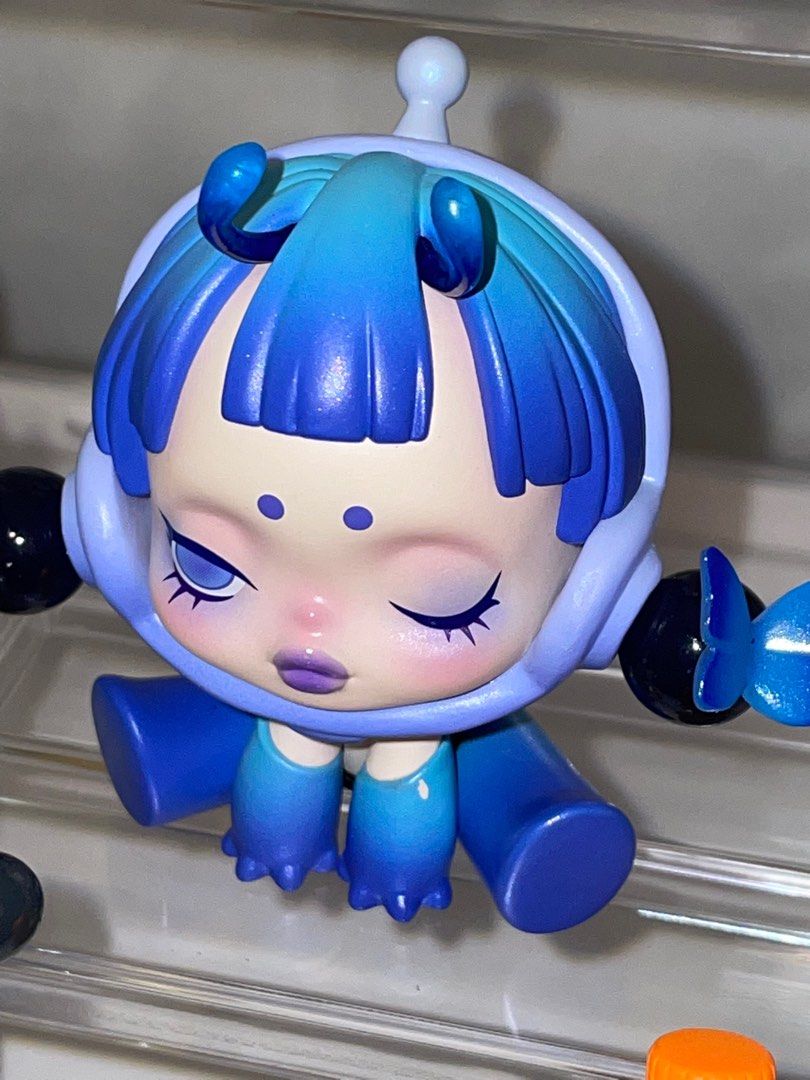 SKULLPANDA POPMART MARE OF THE ANIMALS BLUE MORPHO, Hobbies & Toys ...