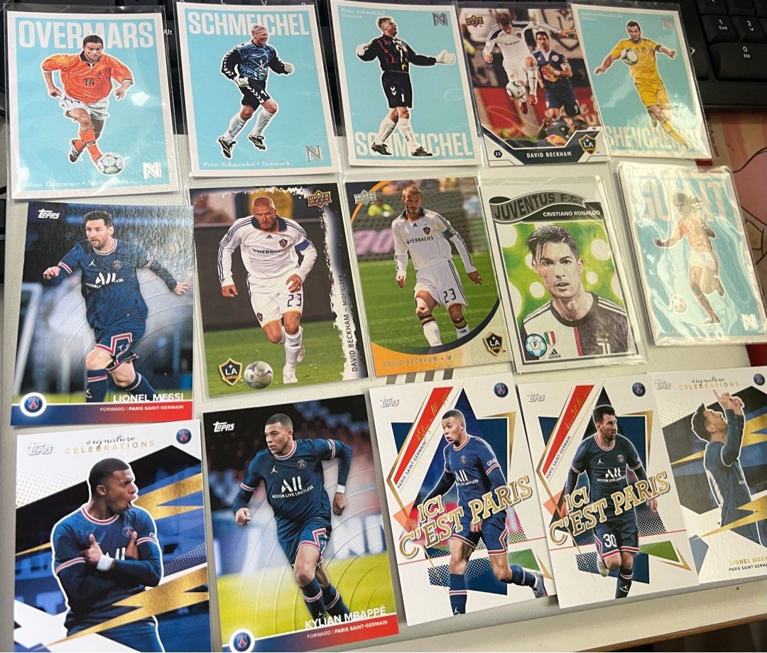 Soccer cards (beckham,cr7, messi, mbappe etc), Hobbies & Toys, Toys ...