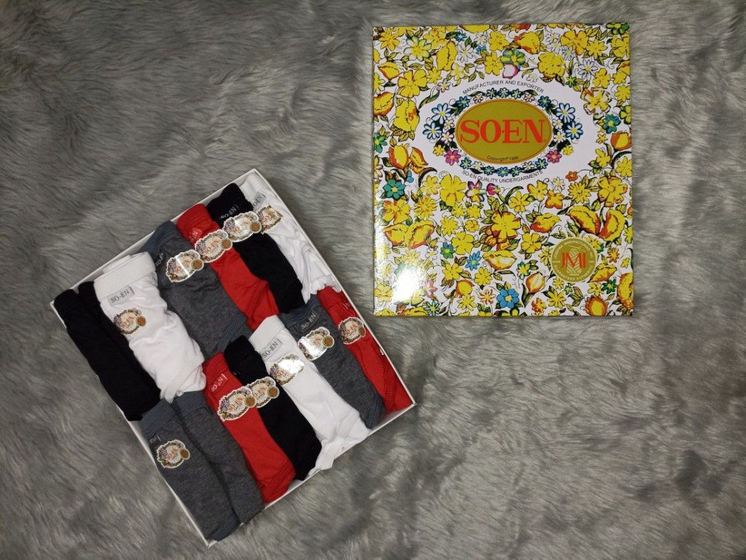 SOEN Semi Panty Assorted Color (1 Doz), Women's Fashion, Undergarments ...