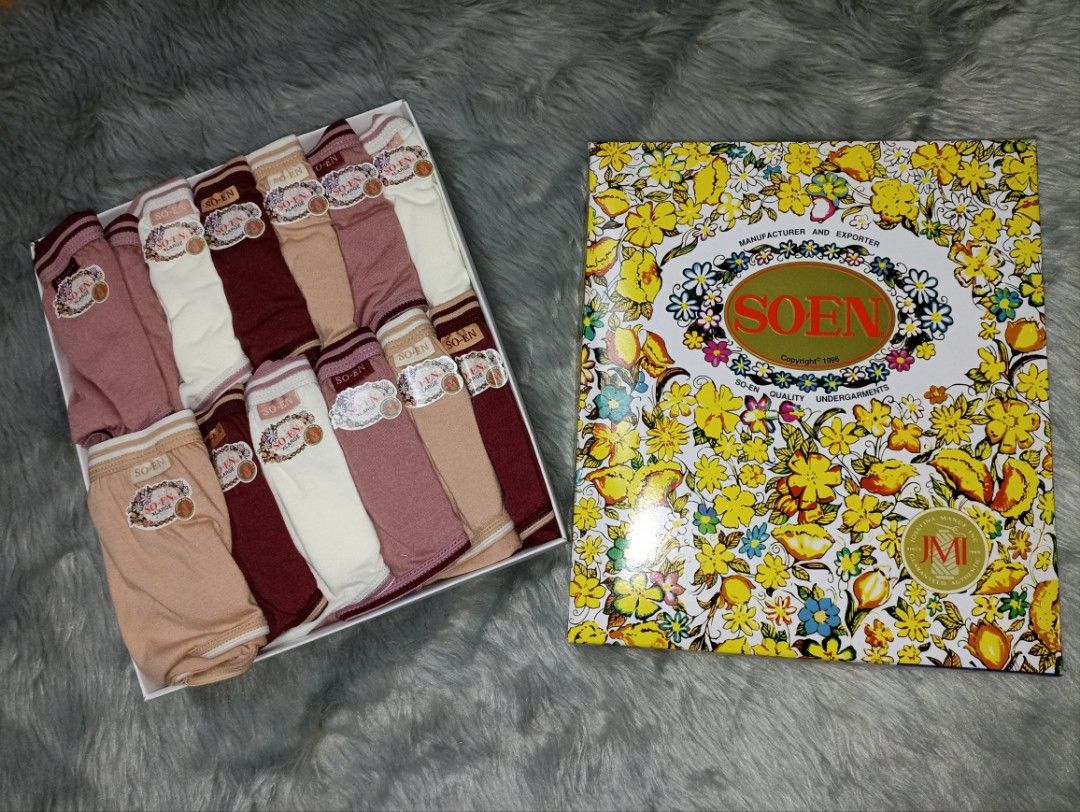 SOEN Semi Panty Assorted Color (1 Doz), Women's Fashion, Undergarments ...