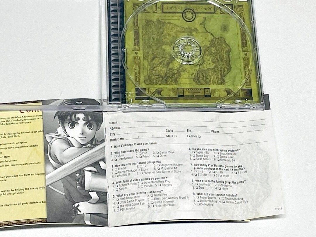 Sony Playstation CD Suikoden II PS1 Game NTSC U/C KONAMI Original USA ...