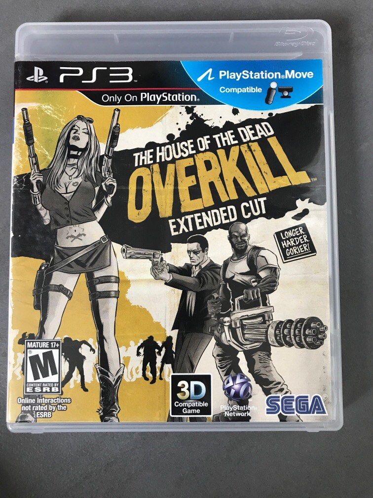 Sony PS3 Game - The House of the Dead Overkill, Video Gaming, Video ...