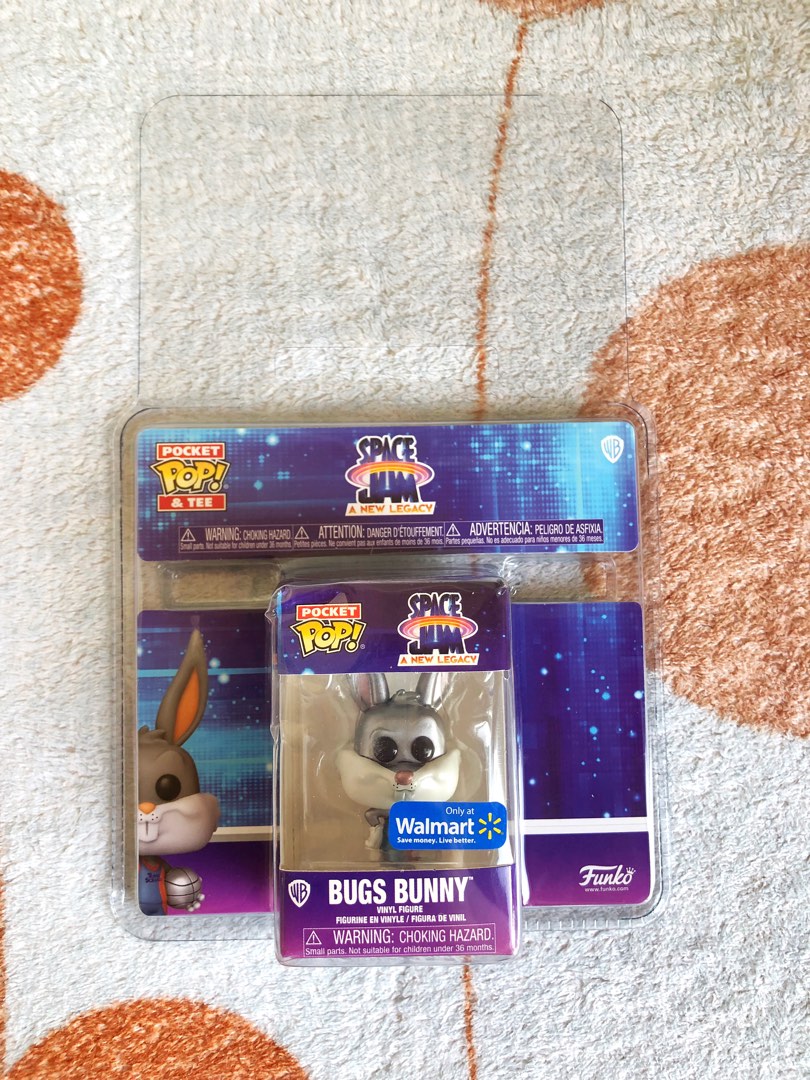 Space Jam 2 Lebron James Bugs Bunny METALLIC Walmart Exclusive Funko ...