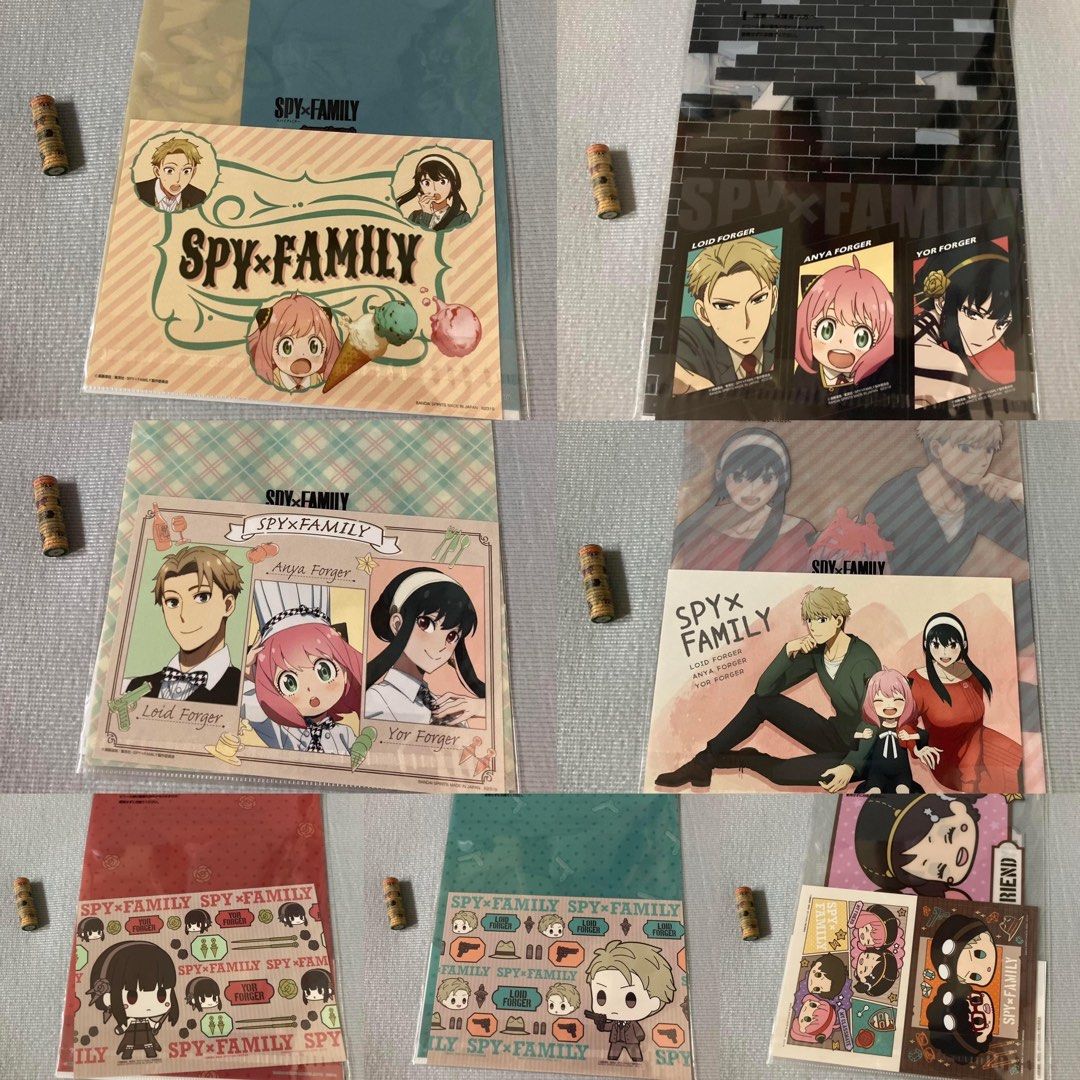 Spy X Family Folder and Sticker Set, Hobbies & Toys, Toys & Games on ...