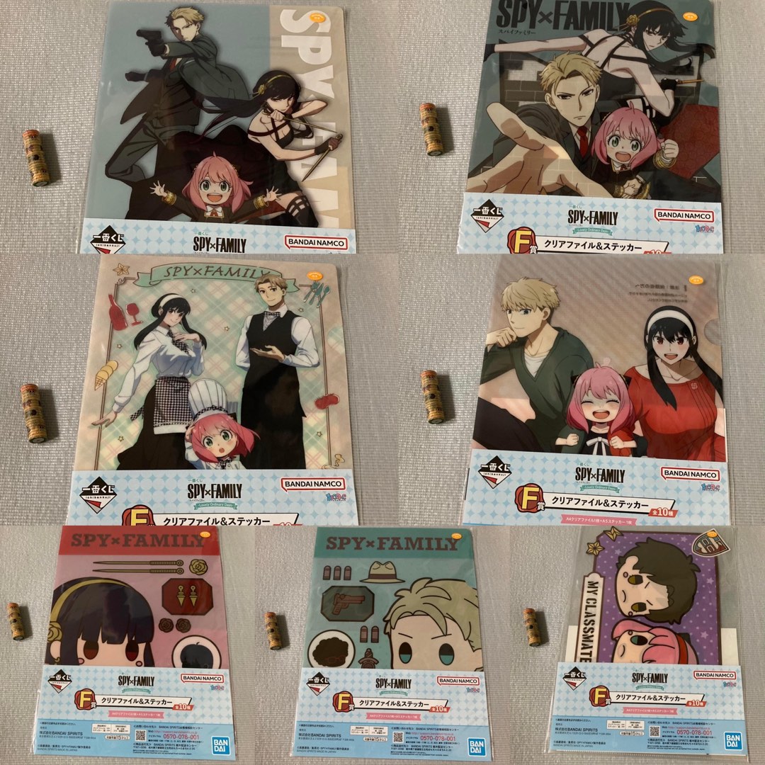 Spy X Family Folder and Sticker Set, Hobbies & Toys, Toys & Games on ...