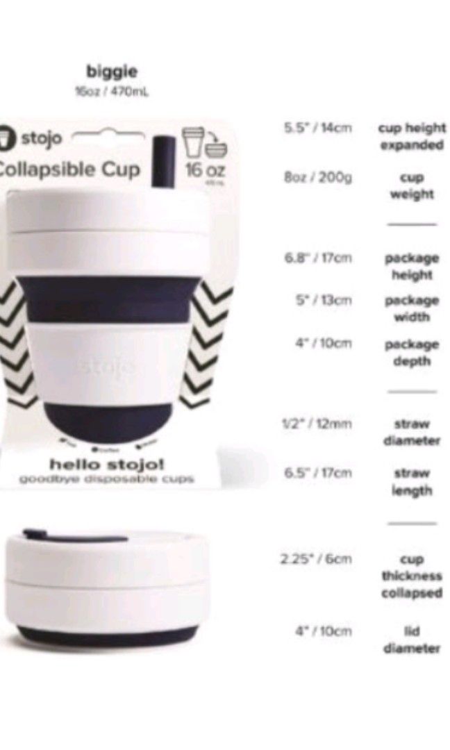 Stojo collapsible cups, Furniture & Home Living, Kitchenware ...