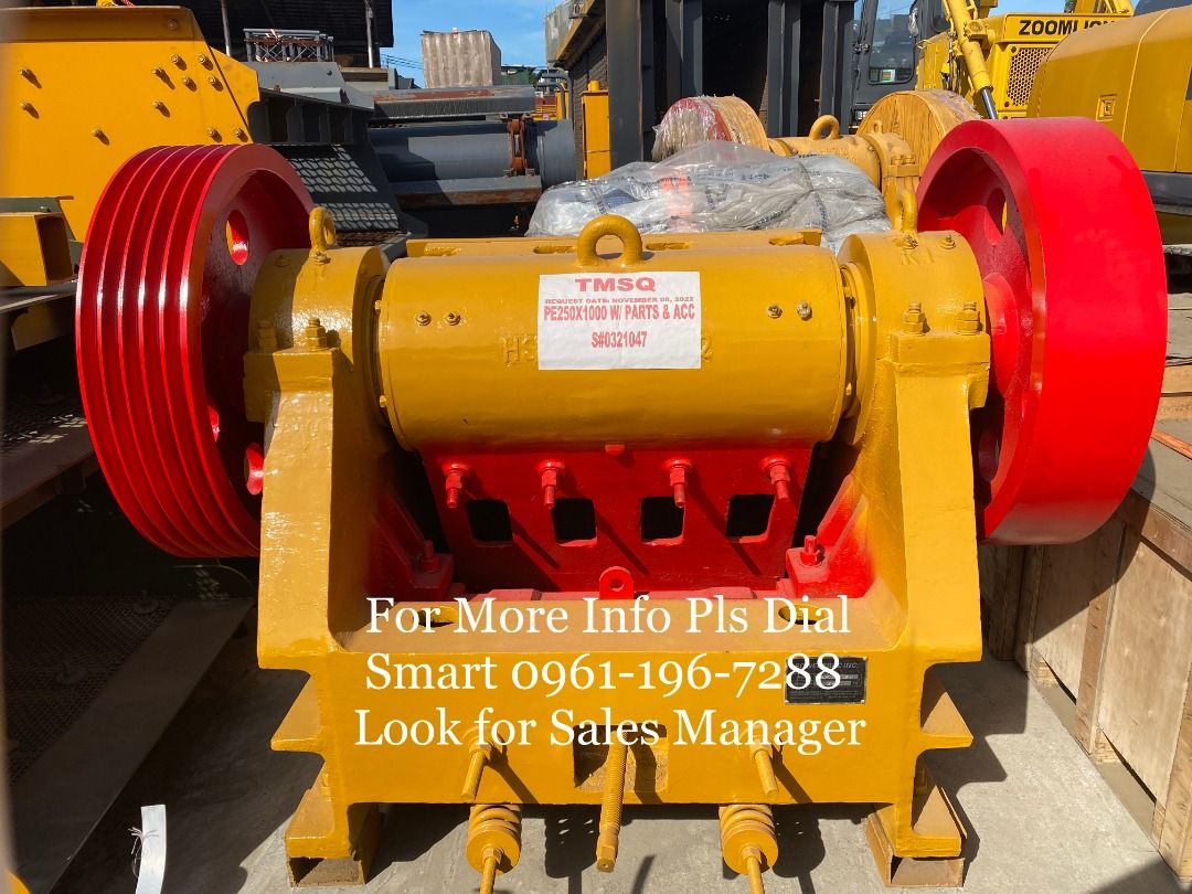 Stone Crusher Electric Motor PE250x1000, Commercial & Industrial ...