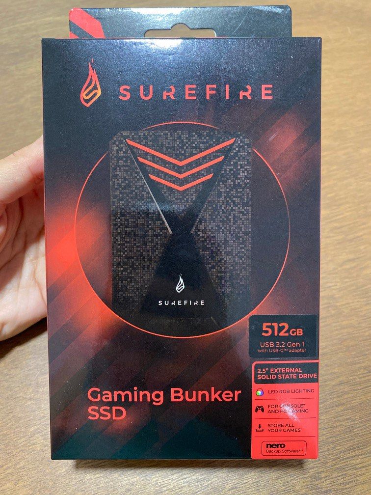 SureFire Gaming Bunker SSD 512GB, Computers & Tech, Parts & Accessories, Hard Disks ...