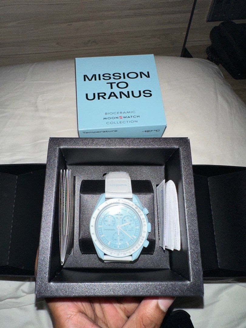 Swatch Omega Uranus, Men's Fashion, Watches & Accessories, Watches on ...