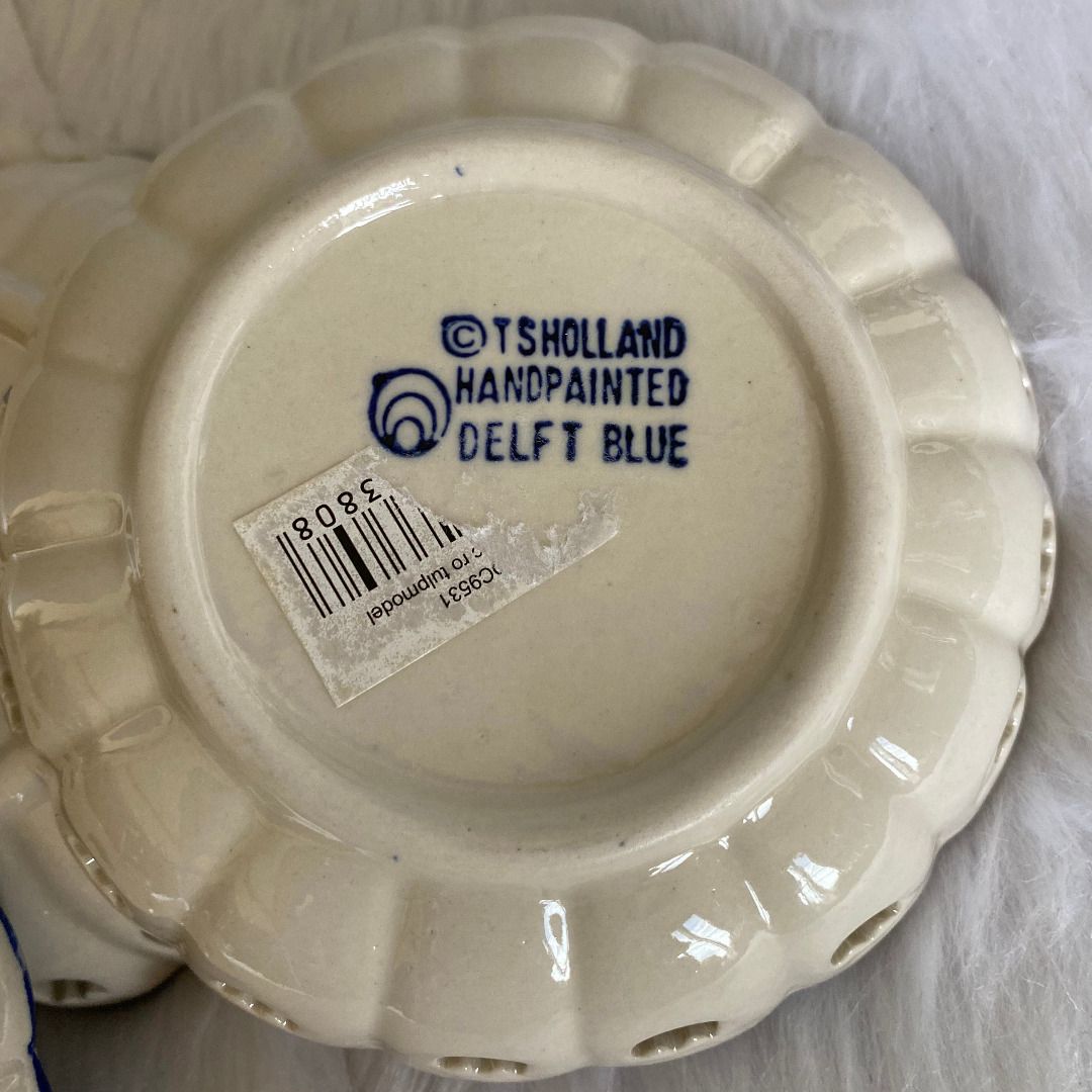 T S Holland Blue Delft Blue Painted Condiment Deco Set, Furniture ...