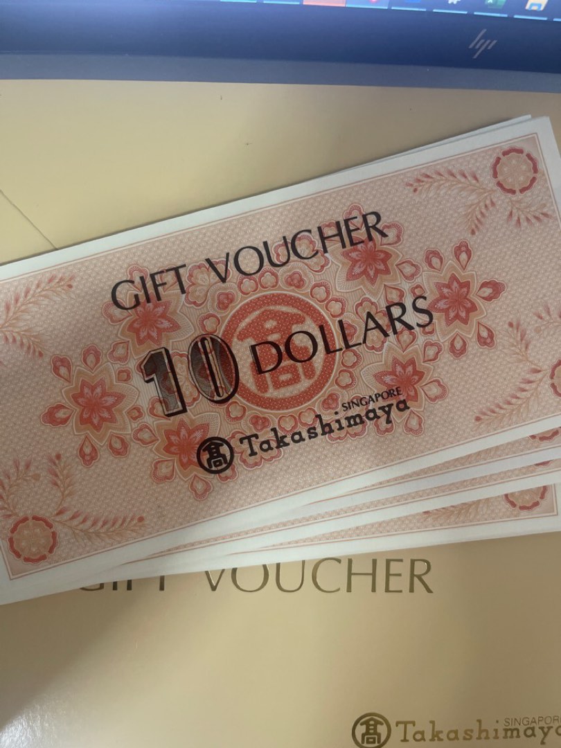 Takashimaya Vouchers, Tickets & Vouchers, Vouchers on Carousell