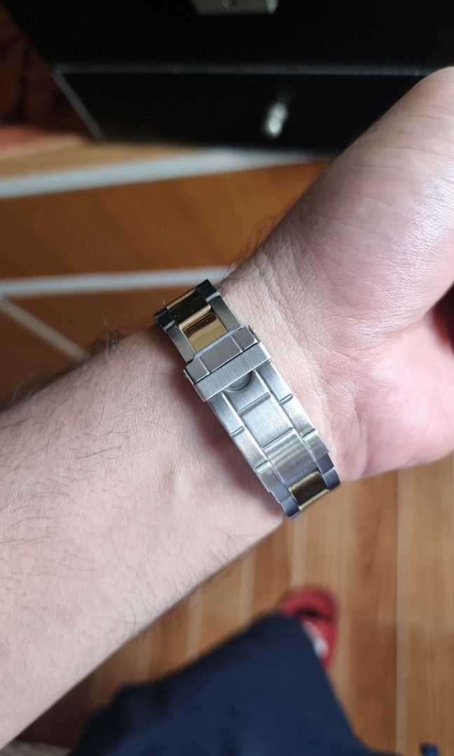 Technos submariner automatic 2tone swiss made, Men's Fashion, Watches ...