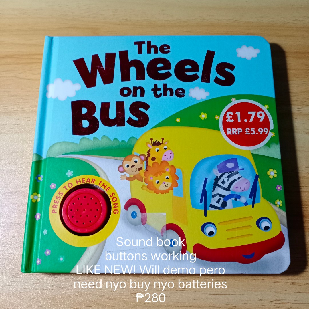The Wheels on the Bus soundbook, Hobbies & Toys, Books & Magazines ...