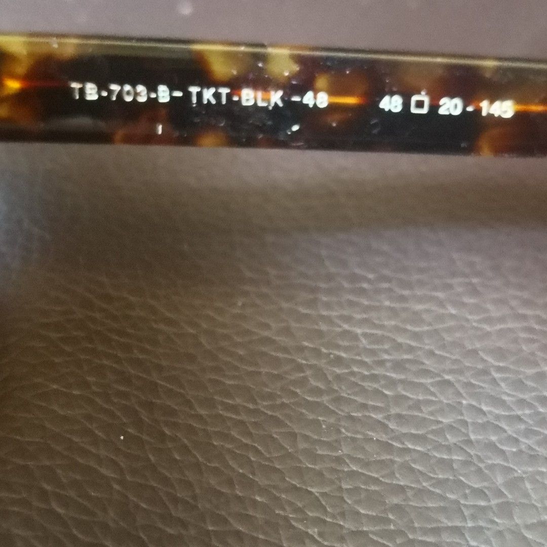 Thom Browne TB-703 Tortiise Acetate Eyewear, Men's Fashion, Watches & Accessories, Sunglasses ...