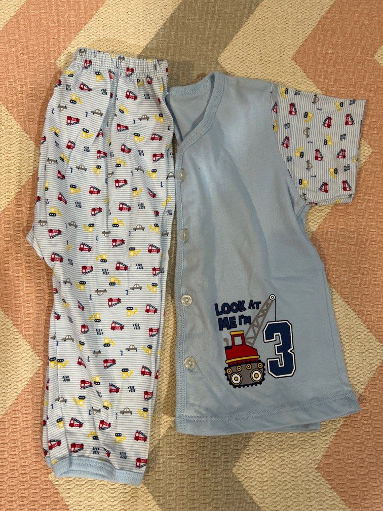 Tiny button Baby boy top and bottom, Babies & Kids, Babies & Kids ...