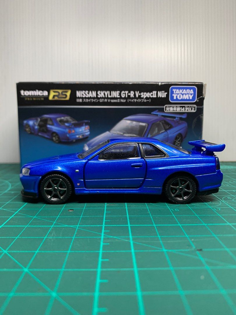Tomica Premium RS - Nissan Skyline GT-R V-Spec II Nur - Die Cast 1:43, Hobbies & Toys, Toys ...