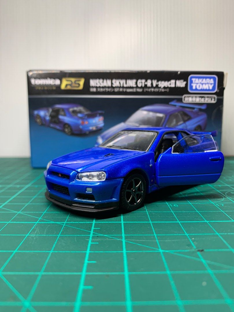 Tomica Premium RS - Nissan Skyline GT-R V-Spec II Nur - Die Cast 1:43, Hobbies & Toys, Toys ...