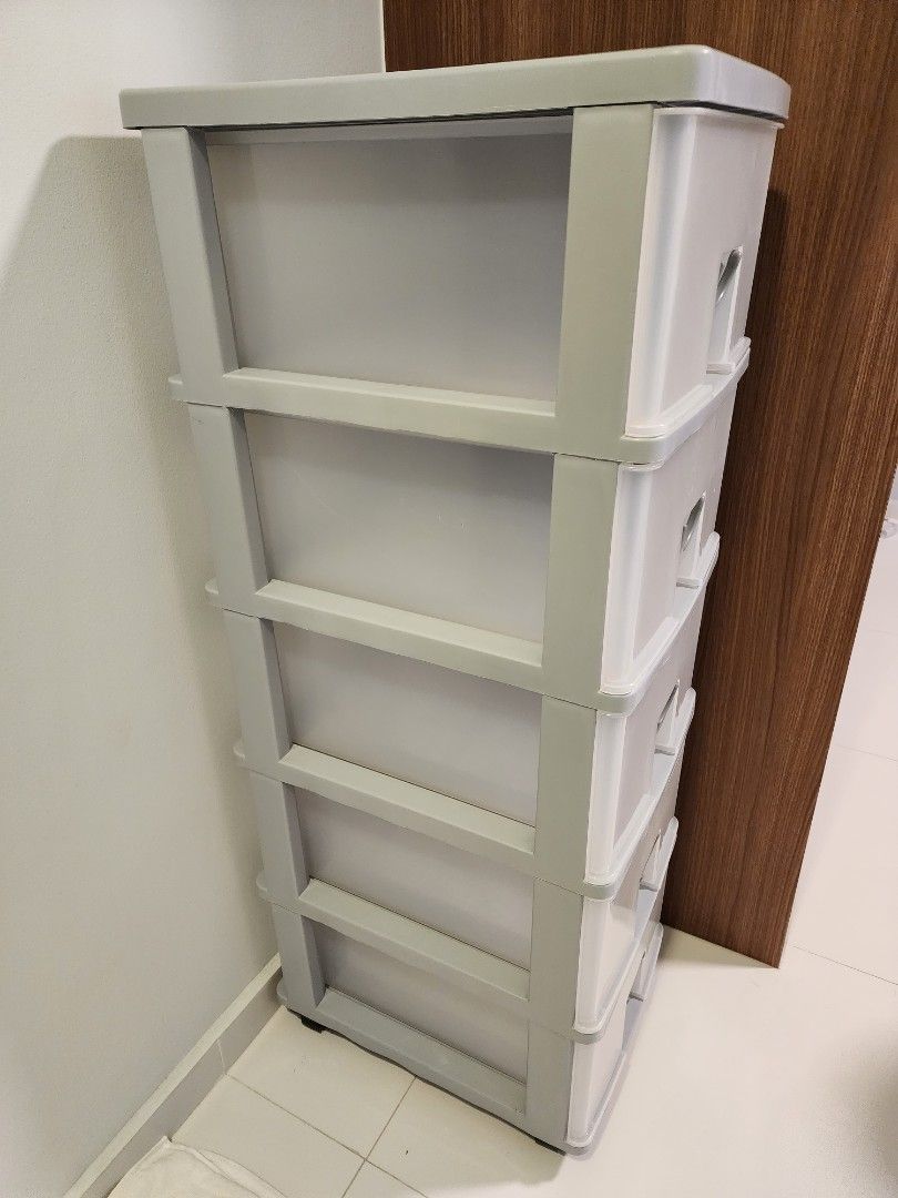 TOYOGO 5 tier drawer with wheels, Furniture & Home Living, Furniture ...