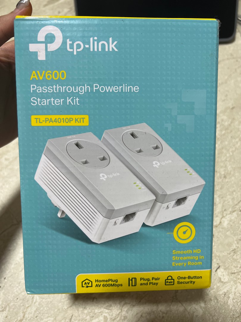 TP-Link AV600 Passthrough Powerline Starter Kit, Computers & Tech ...