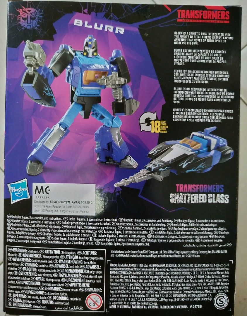 Transformers Shattered Glass Blurr, Hobbies & Toys, Toys & Games on ...