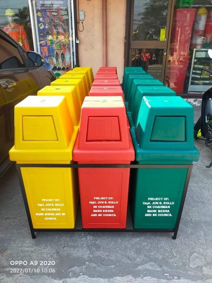 TRASH BIN SEGRAGATION BIN, Furniture & Home Living, Cleaning & Homecare ...