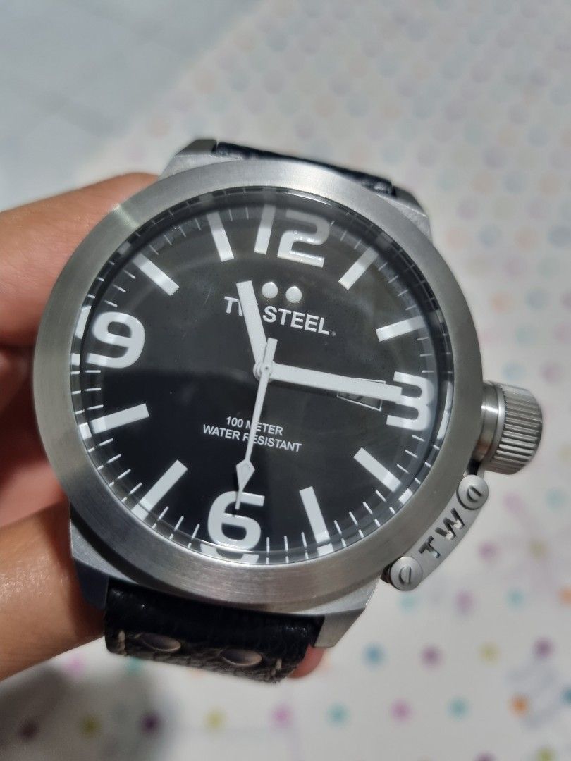 TW Steel Canteen Black Dial, Men's Fashion, Watches & Accessories ...