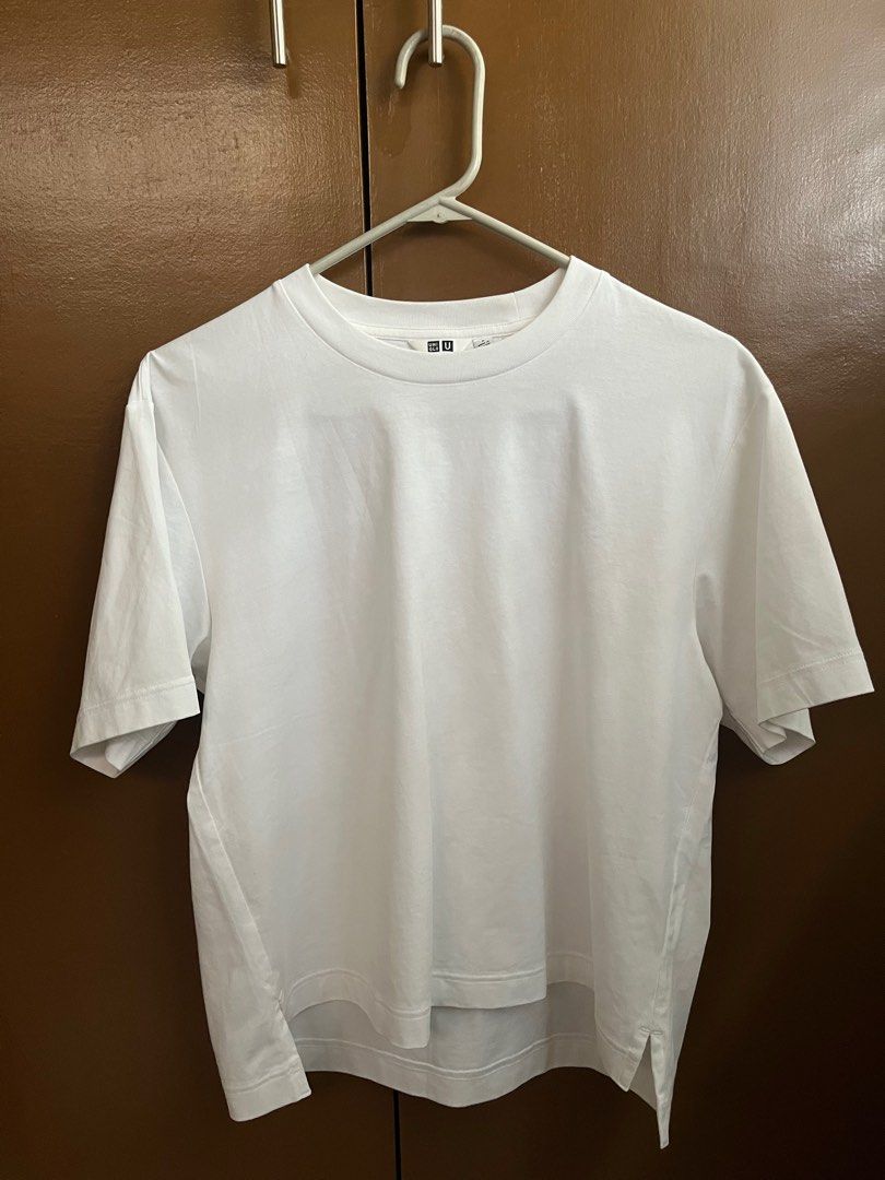 Uniqlo white shirt, Men's Fashion, Tops & Sets, Tshirts & Polo Shirts ...