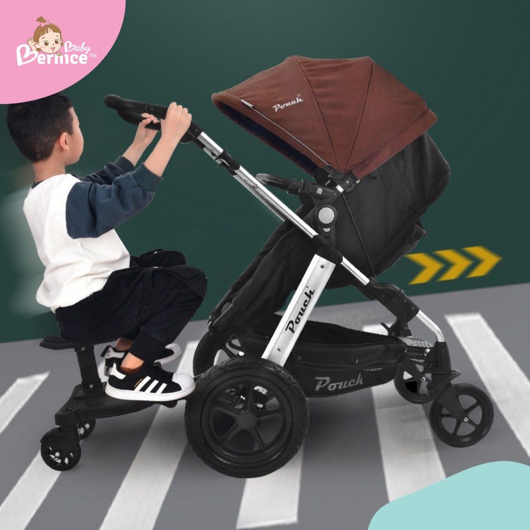 Universal Stroller Board 2-in-1 Buggy Board with Detachable Seat ...