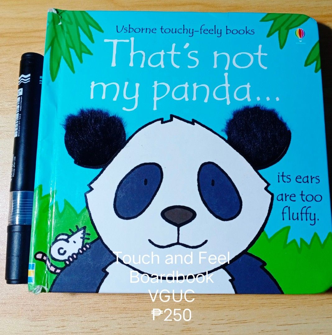 Usborne Touchy-Feely Books That's not my panda, Hobbies & Toys, Books ...