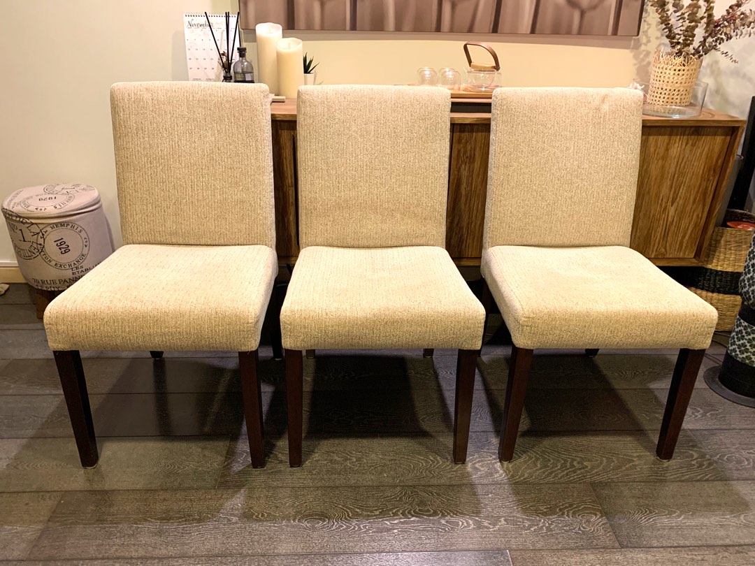 Used dining chairs, Furniture & Home Living, Furniture, Chairs on Carousell