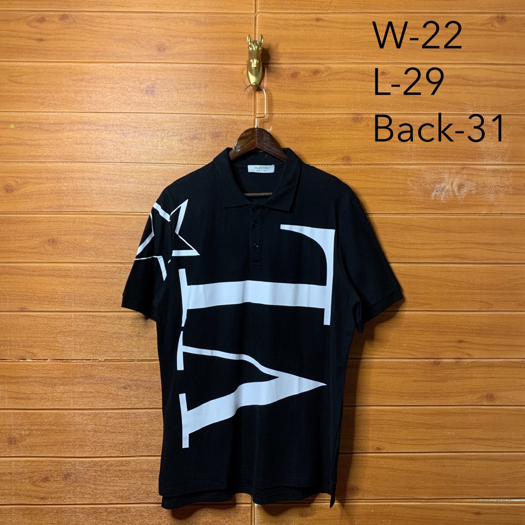 Valentino VLTN Star Polo shirt, Men's Fashion, Tops & Sets, Tshirts ...