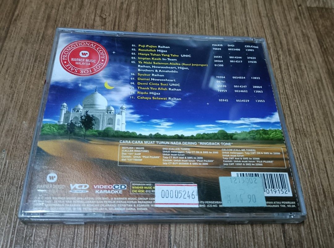 VCD NASYID @VCD karaoke koleksi nasyid.., Hobbies & Toys, Music & Media ...