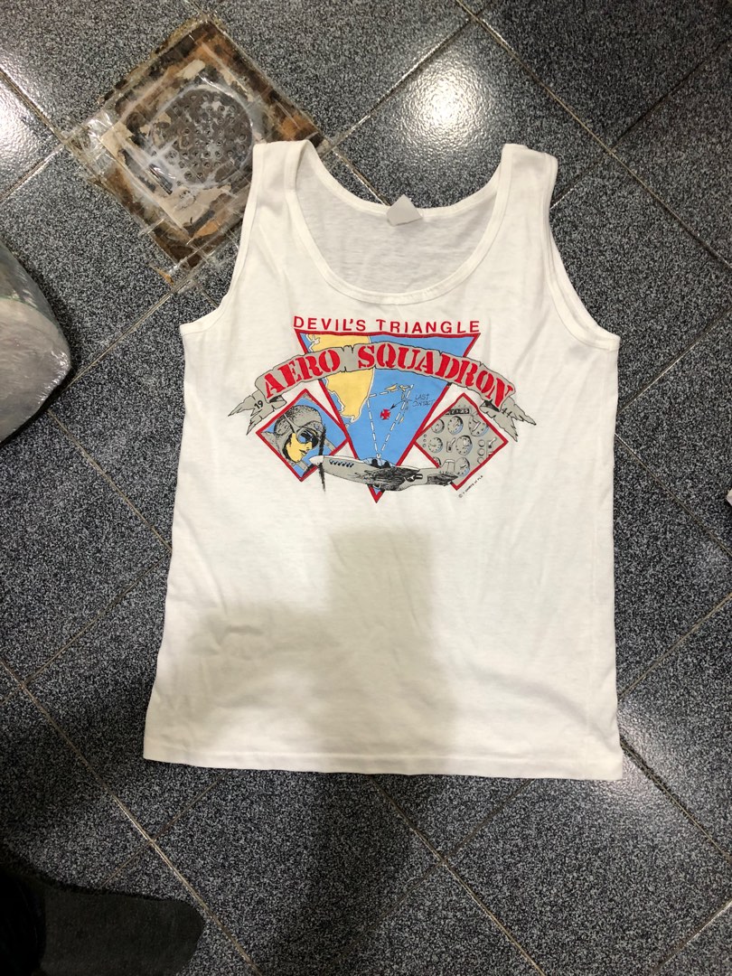 Vintage 50/50 usa Singlets, Men's Fashion, Activewear on Carousell