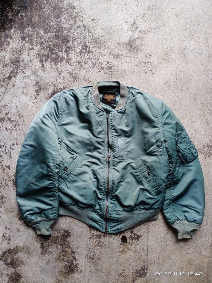 Vintage alpha industries MA-1 bomber jacket, Men's Fashion, Coats, Jackets and Outerwear on ...