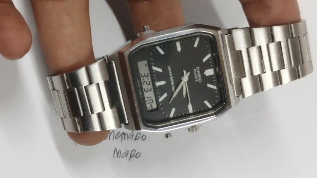 Vintage Casio Anadigi AMW-31 - Japan, Men's Fashion, Watches ...