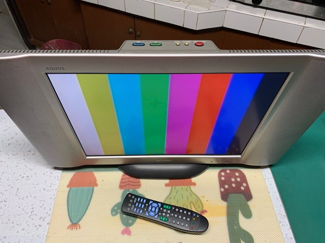 Vintage Sharp Aquos 20" LCD Color TV, TV & Home Appliances, TV ...