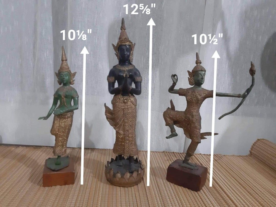 Vintage Thai Teppanom Bronze Statues, Hobbies & Toys, Memorabilia ...