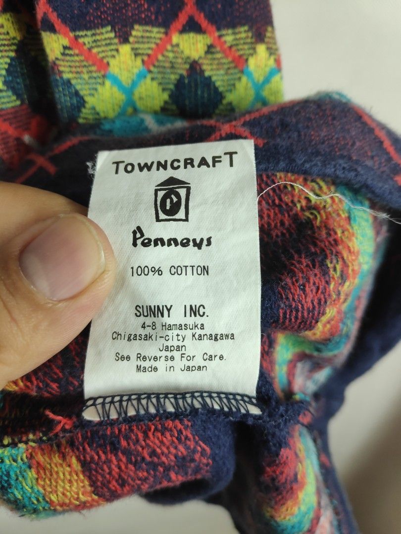 Vintage Towncraft Penney Japan Navajo Native Shirt, Men's Fashion, Tops ...