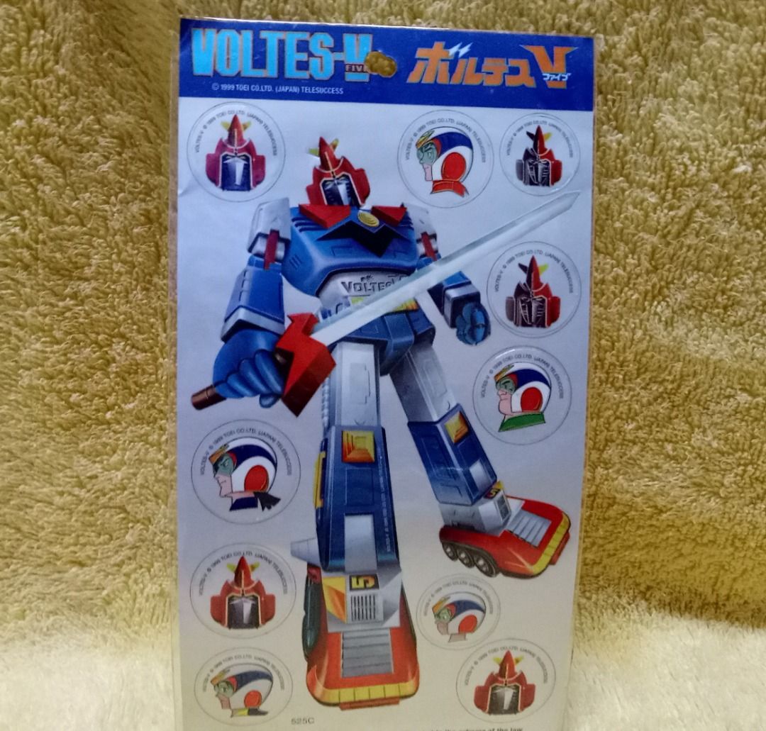 Voltes V Sticker, Hobbies & Toys, Memorabilia & Collectibles, J-Pop on ...