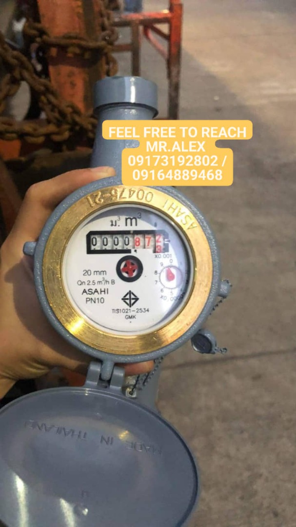 Water Meter with Maynilad Calibration Specs: 3/4”, Commercial ...