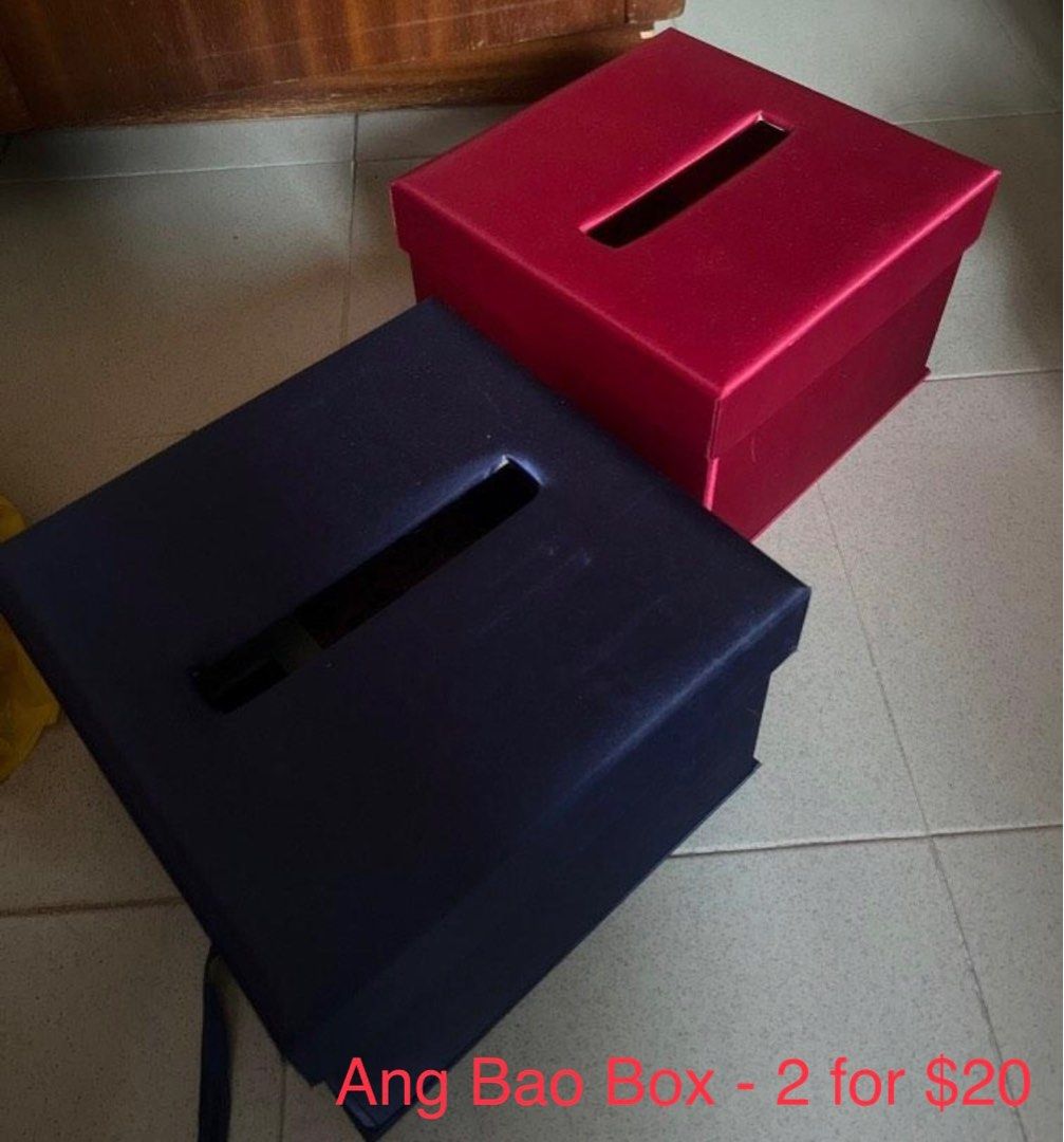 Wedding Ang Bao Box, Furniture & Home Living, Home Decor, Other Home ...