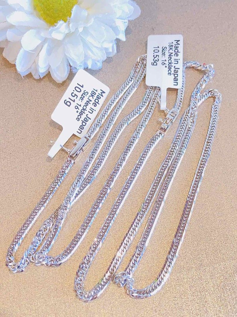 WG Chain Double Lock k18 Made in Japan, Women's Fashion, Jewelry & Organizers, Necklaces on ...