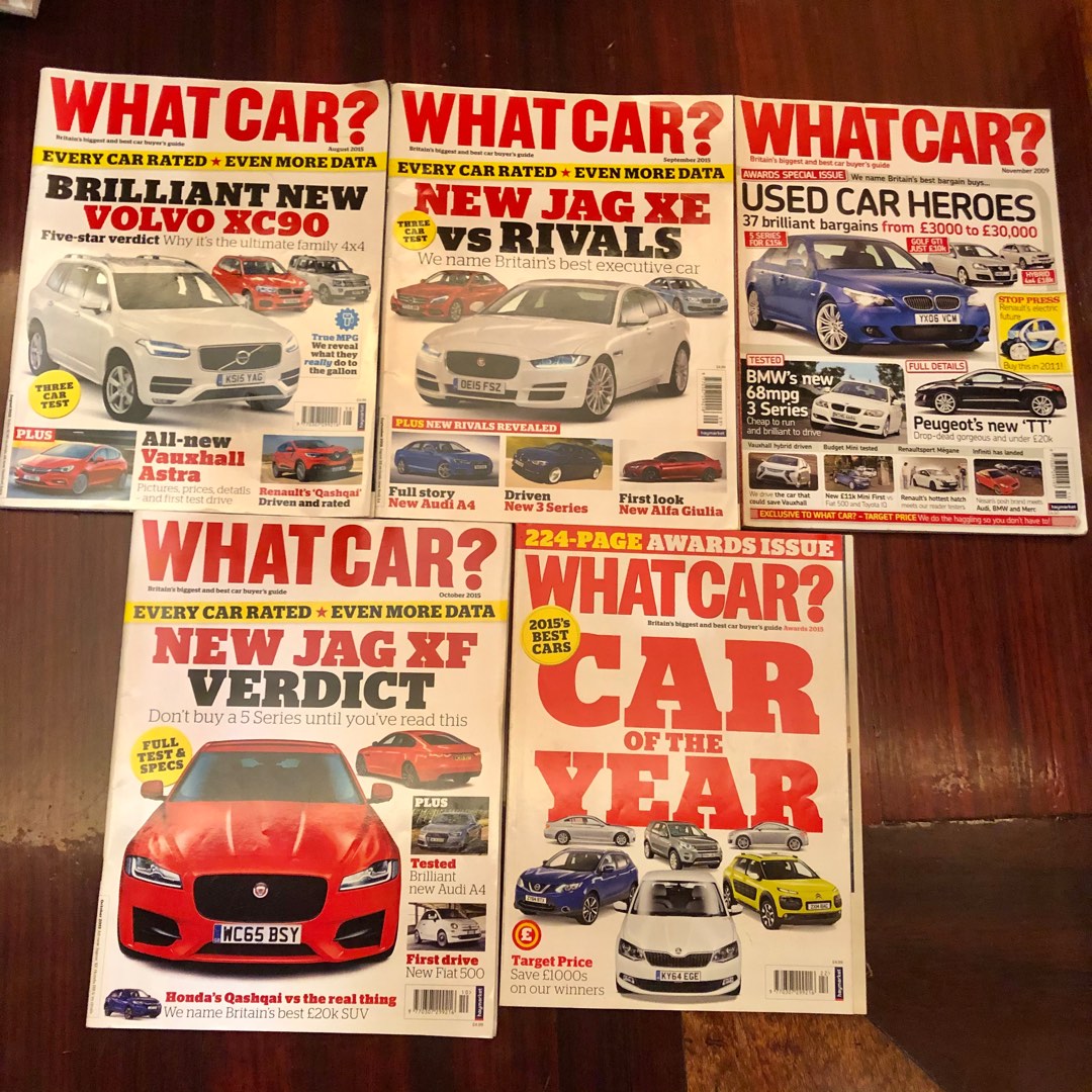 WHAT CAR MAGAZINE BUNDLE (Porsche BMW Audi Land Rover Benz Cars Luxury ...