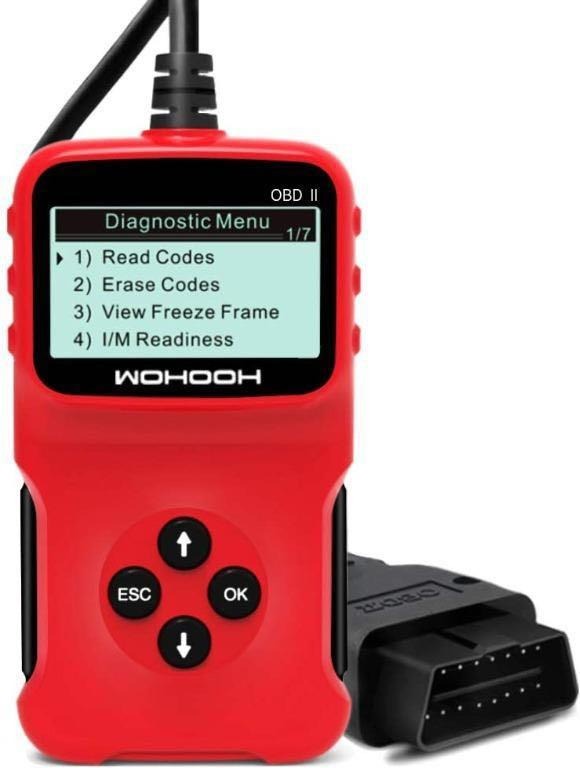 WOHOOH Universal OBD2 Scanner Engine Fault Reader, Read Clear Codes ...